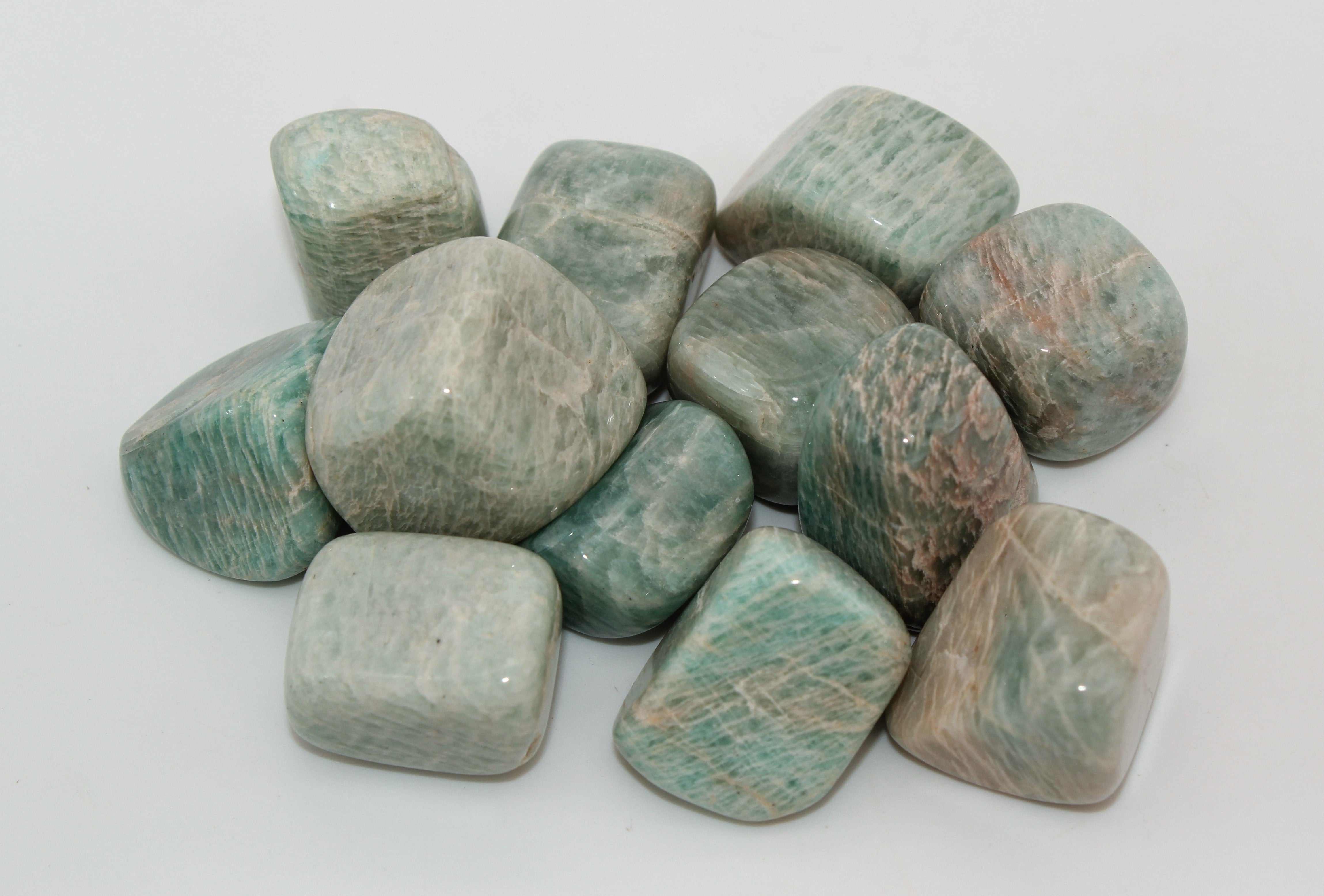 Tumbled Amazonite - Buy your Crystals Online Now at Khajiit Wares™
