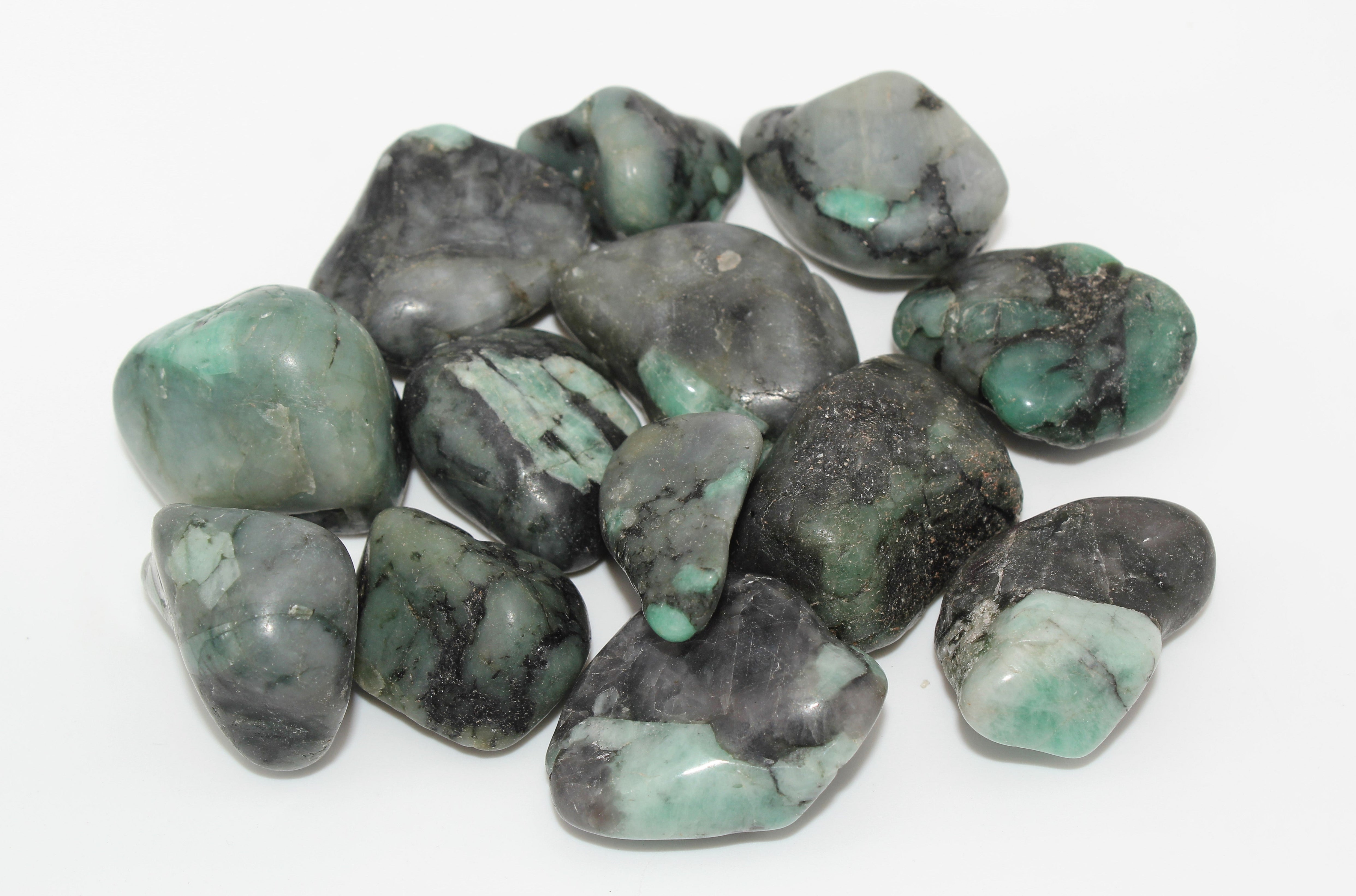 Tumbled Emerald - Buy your Crystals Online Now at Khajiit Wares™