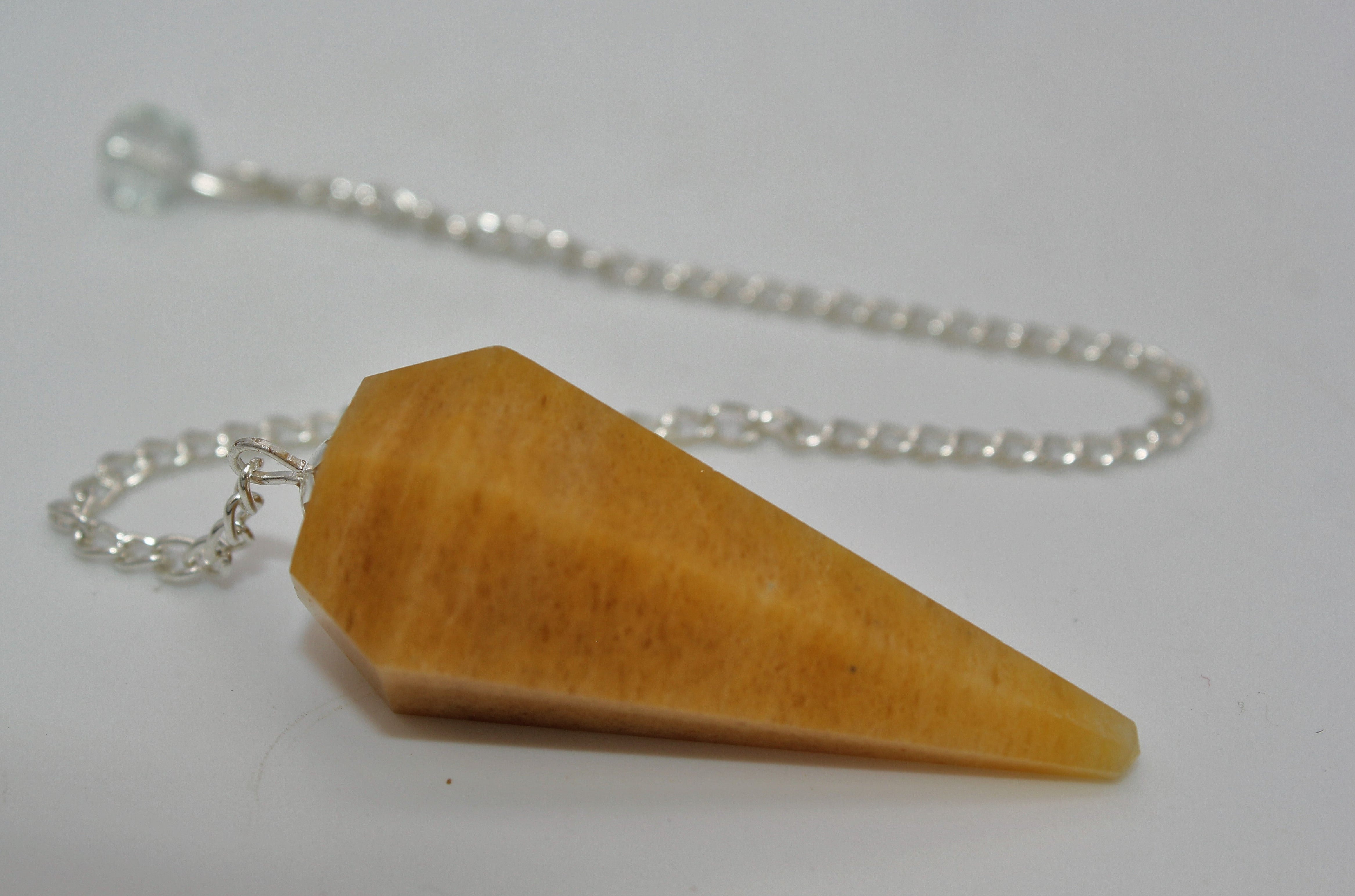 Yellow Aventurine Pendulum - Buy your Crystals Online Now at Khajiit Wares™